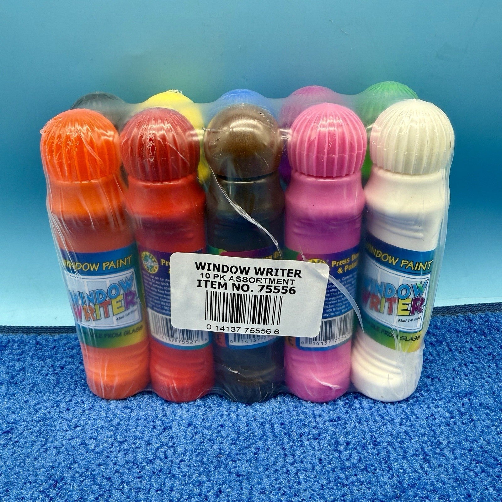 Crafty Dab Window Writer Paint Markers 1.4oz 10/Pkg-Assorted Colors ...