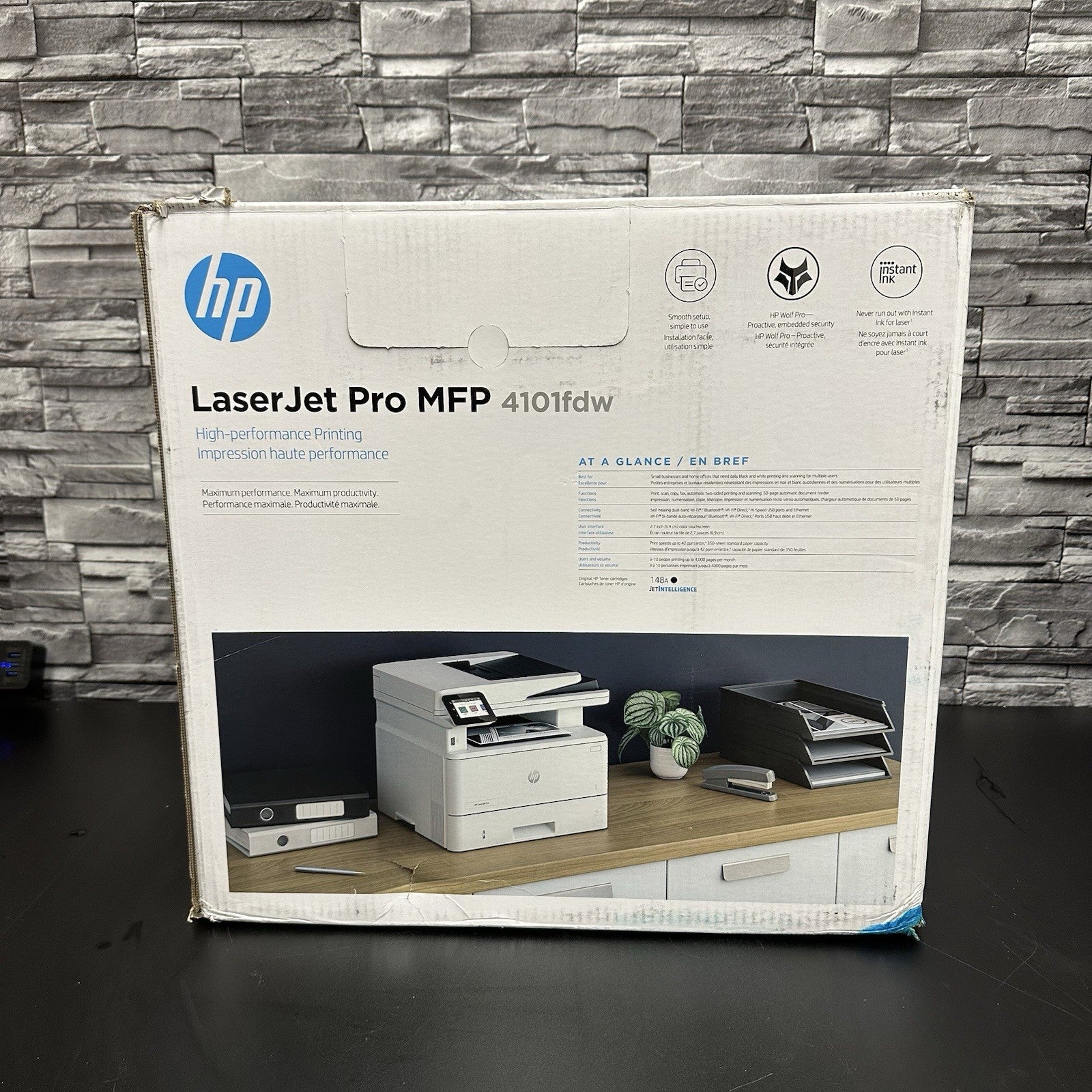 HP LaserJet Pro MFP 4101fdw Wireless Printer (2Z619F) – ShopuCarry