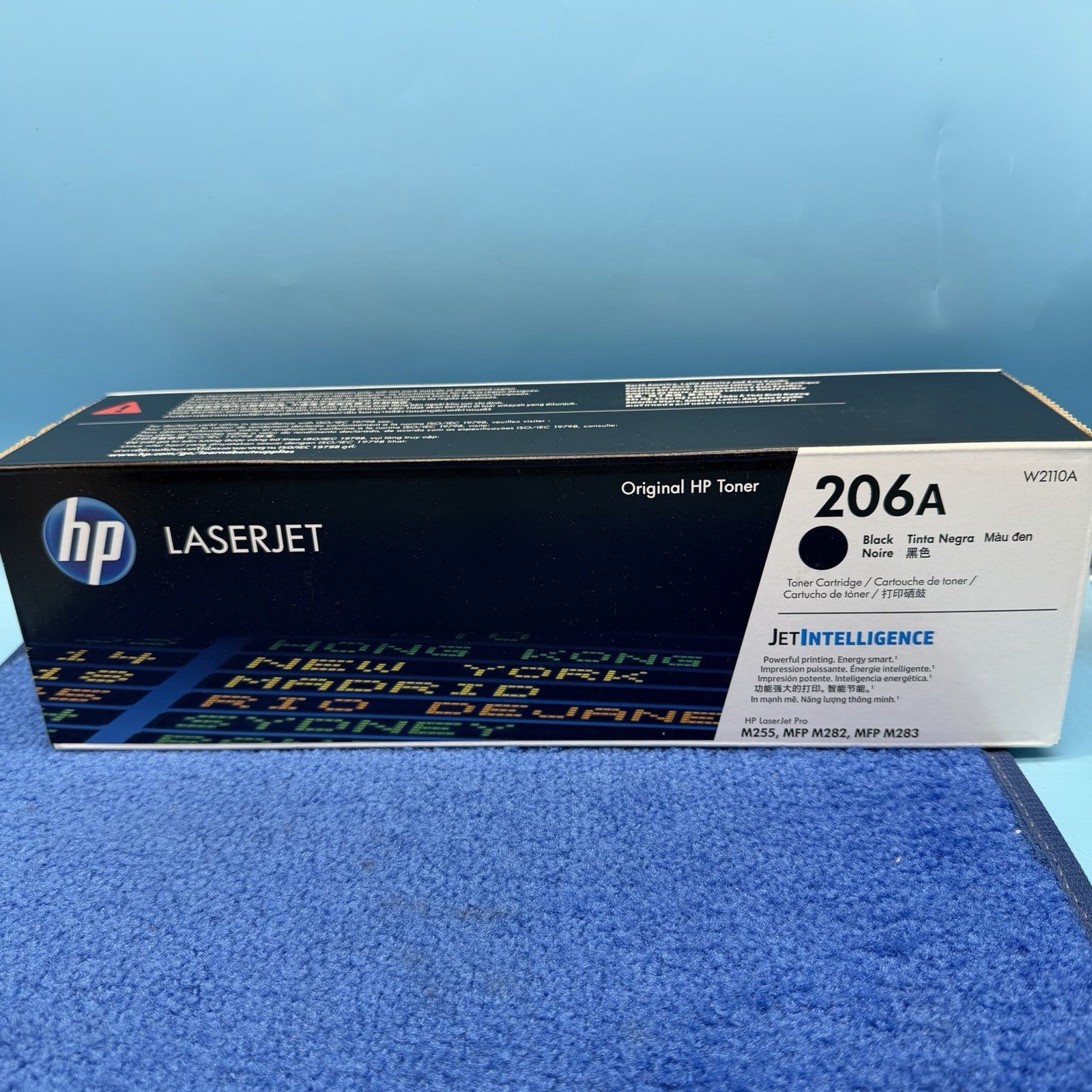 HP 206A Black Original LaserJet Toner Cartridge, ~1,350 pages, W2110A ...