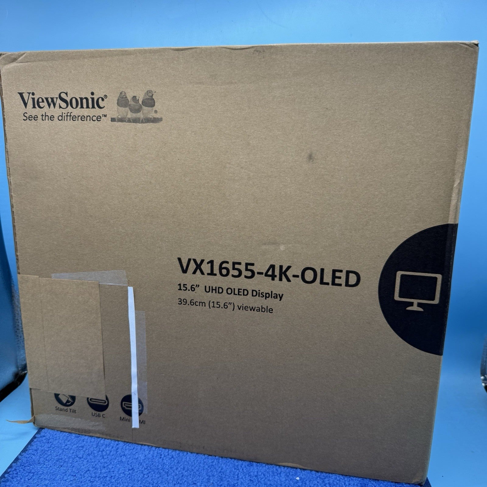 ViewSonic VX1655-4K-OLED 15.6" 4K UHD OLED Portable Monitor – ShopuCarry